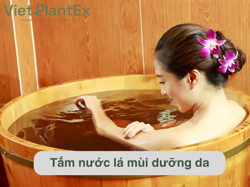 Tắm lá mùi ngày Tết - Phong tục truyền thống lợi ích cho sức khỏe